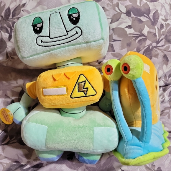 LankyBox | Toys | Bundle Of 2 Plushies From The Lankybox Spongebob ...